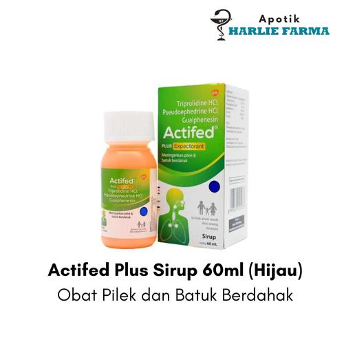 Jual Actifed Plus Expectorant Sirup 60 ml (Hijau) Pilek Batuk Berdahak ...
