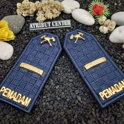 Jual Pangkat PDU Pemadam Damkar 3A Kain Bordir - Lis Biasa - Kab ...