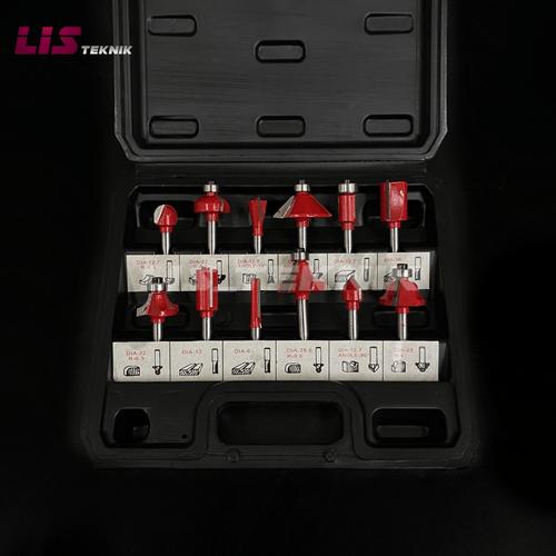 Jual mata profil kayu 1/4inch 12pc mata router belter mata profil ukir ...