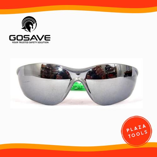 Jual Kacamata Safety GOSAVE Mirror Smoke Mirror Clear Hitam Bening ...
