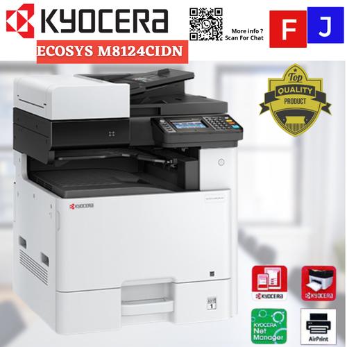 Jual Mesin Fotocopy Warna Kyocera M8124cidn 8124 Kertas A3 A4 GARANSI ...