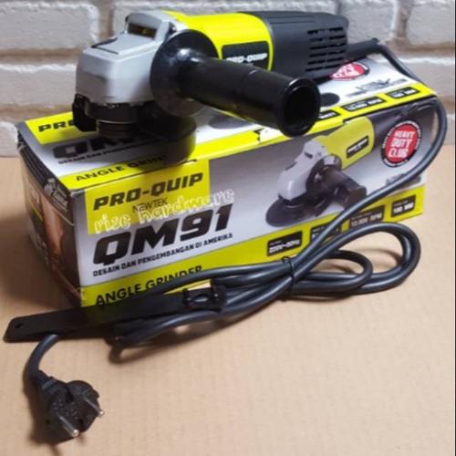 Jual MESIN GRENDA POTONG BESI BATU KAYU GERINDA TANGAN PRO QUIP QM91 ...