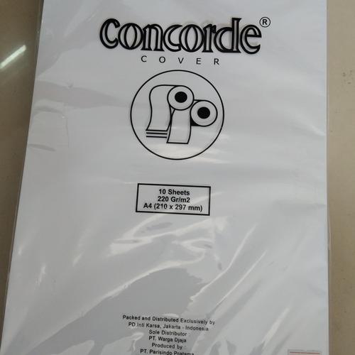 Jual kertas Concorde A4 220g harga 1 pack isi 10 lbr - Cream - Jakarta Utara - Surya Aji Utama ...
