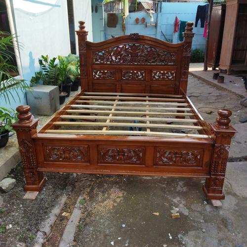 Jual tempat tidur rahwana no 2/ dipan kayu mahoni / jati - Jakarta ...