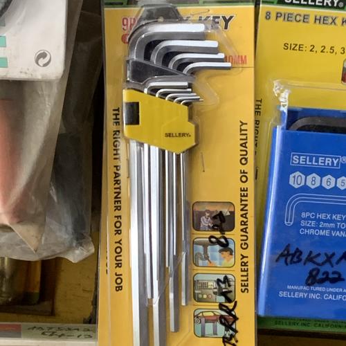 Jual Kunci L 9 Pcs Set Panjang Hex Key Extra Long 1,5 -10 MM Sellery ...
