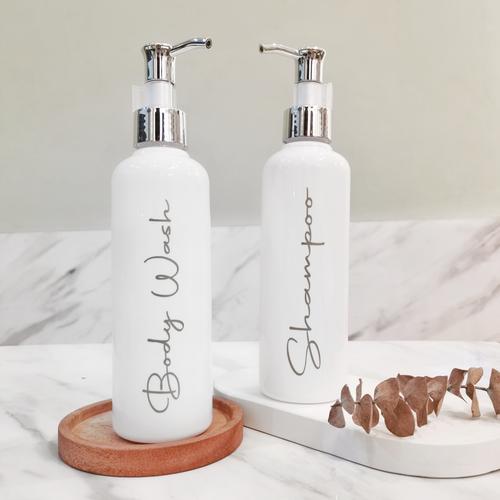Jual LUXE PREMIUM Botol 250 Ml PUTIH Aesthetic Bottle Bathroom - Kab ...