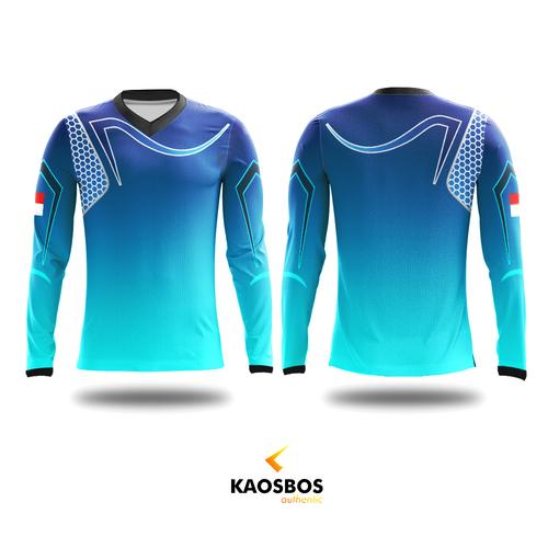 Jual Kaos Jersey Gowes Custom EMNFP-42 Full Print Lengan Panjang - 4XL ...
