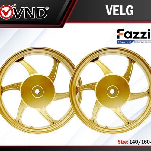 Jual Velg racing VND Six Star Yamaha fazzio 125 ring 14 - gold matte ...