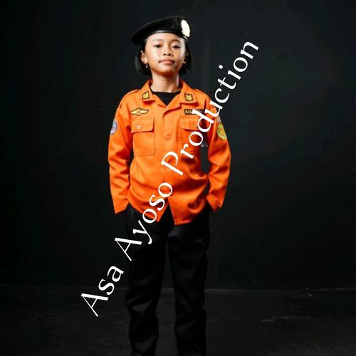 Jual Baju Seragam Anak profesi BASARNAS - XL lebar dada40, perempuan ...
