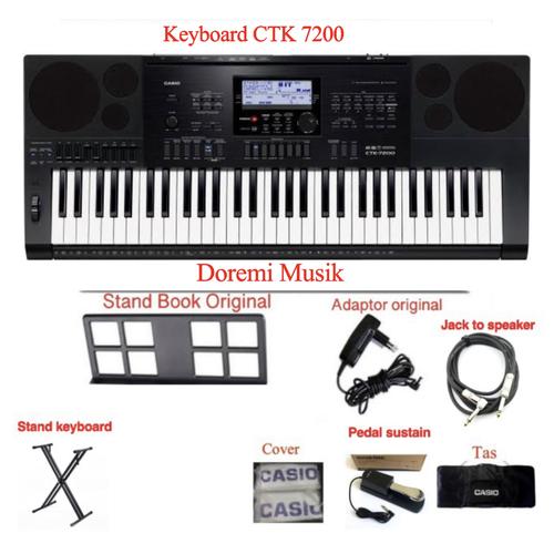 Jual Keyboard Casio Ctk-7200 Free Sdcard - Tanpa paket - Jakarta Pusat ...