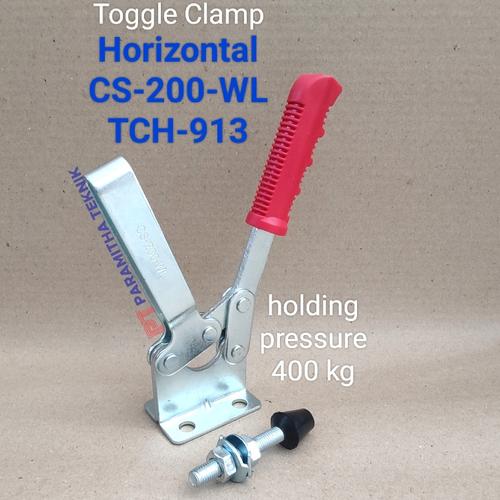 Jual Toggle clamp horizontal 400 kg / togle toogle clamp TCH-913 Wipro ...
