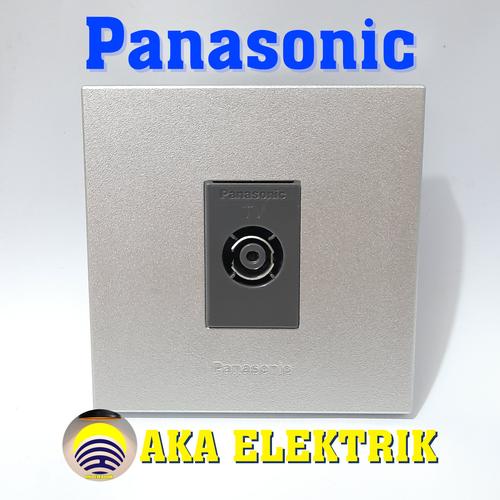 Jual Modul Jack Tv Panasonic+Frame Silver Style E Silver - Jakarta ...