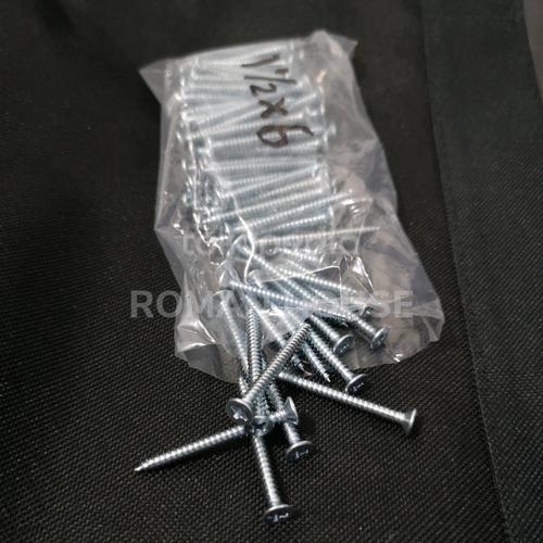 Jual baut skrup cacing screw 1.5 2 inci sekerup skrup kayu perabot ...