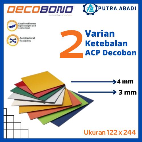 Jual ACP - Alumunium Composite Panel Decobond tebal 3mm - Black Glossy ...