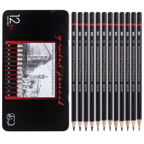 Jual Sketching Pencil Set 12pcs Pensil Sketsa Set Drawing Pencil Set - 12 pcs - Kota Tangerang ...
