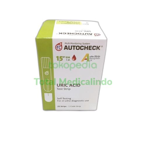 Jual Autocheck Strip Uric Acid / Strip Asam Urat 25's - Kota Makassar ...