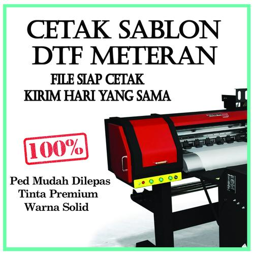 Jual Cetak Sablon Setrika DTF/Printing Meteran FIle Siap Cetak - Kab. Kediri - Exelpe Official ...