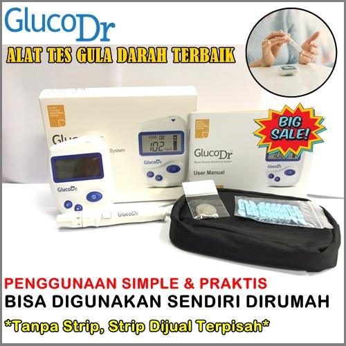 Promo alat gluco dr bio sensor alat tes gula darah akurat ASLI ORIGINAL ...