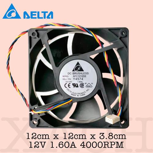 Jual Delta Fan Kipas AFC1212DE 12CM 12V 1.6A 4000RPM PWM - Jakarta Pusat - XAOH | Tokopedia