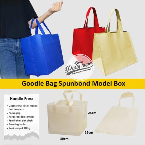 Jual tas spunbond box / godie bag spunbond jahit / tas souvenir spunbond - Jakarta Utara - PARTY ...