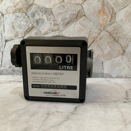 Jual LITRE 4 digit Flowmeter solar LITRE 1 inchi Flow meter solar ...