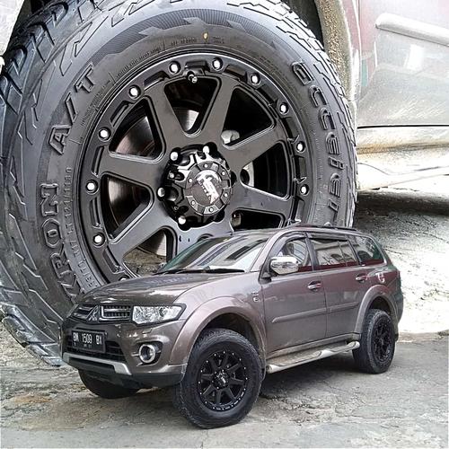 Jual modifikasi velg mobil pajero sport pakai velg hsr ring 17 keren ...