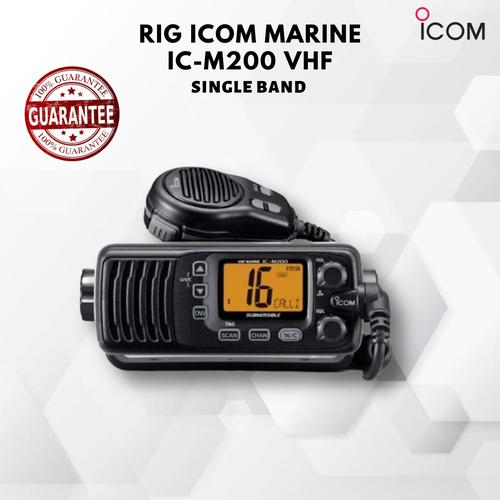 Jual Radio RIG Icom Marine IC M200 IC-M200 VHF Singleband HT Mobile ...