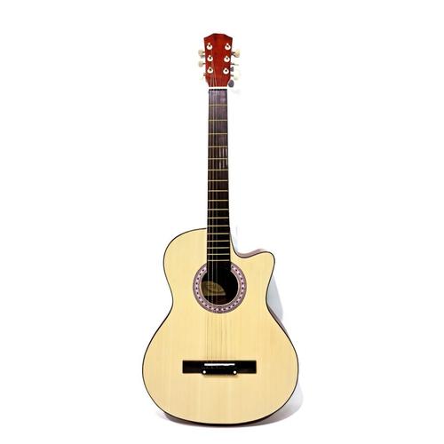 Promo Gitar Akustik Buat Pemula Belajar Warna Natural Model Coak Murah ...