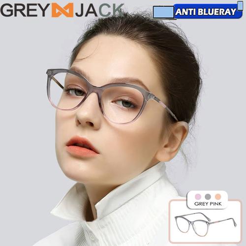 Promo Grey Jack Kacamata Antiradiai Blueray Style CatEye Fashion Trendy ...