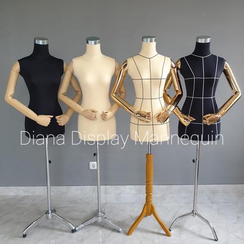 Jual MANEKIN FULL BUSA JAHIT 1SET TANGAN FLEKSIBEL KAKI KAYU ATAU KAKI ...