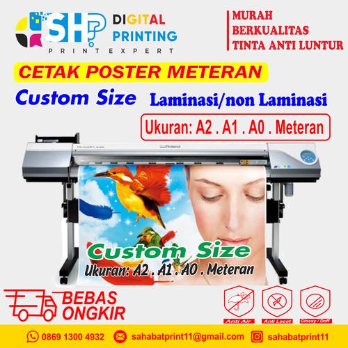 Jual CETAK POSTER ALBATROS METERAN CUSTOM A2 A1 A0 MURAH - A2, Print Only - Kota Bekasi - SHP ...