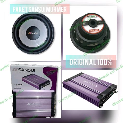 Jual Paket Sansui - Subwoofer Sansui SA 12DD - Power Sansui SA -A800. 4 ...