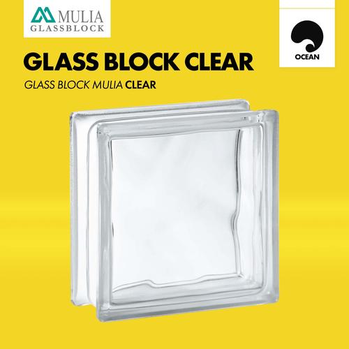 Jual GLASS BLOCK MULIA / GLASS BLOK KACA RUMAH | CLEAR - 1 dus ( 6 buah ...