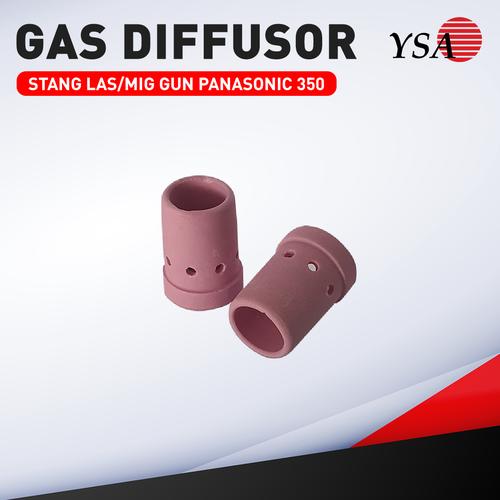 Jual Keramik Gas Diffuser Panasonic 350A / 500A Diffusor Torch MIG CO ...