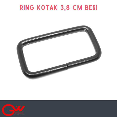 Jual Ring Kotak Besi / Ring Kotak / RK 3,8cm HITAM - Kota Bandung ...