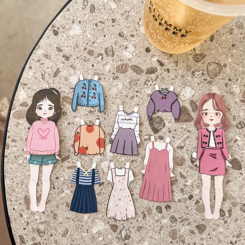 Jual "Lite Chara" Part 3 BP Mainan Boneka Kertas Paper Doll - Moira ...