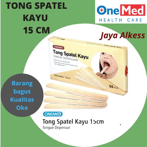Jual Tong Spatel Kayu Onemed / Tongue Spatel One Med / SPATULA LIDAH ...