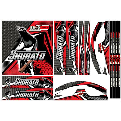 Jual DECAL KACER CUSTOM STICKER UV SANGKAR KANDANG BURUNG STIKER NAMA ...