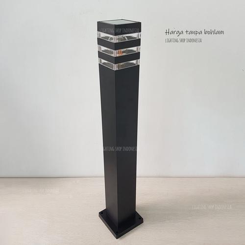 Jual Lampu standing kotak 80cm taman outdoor waterproof fiting e27 ...