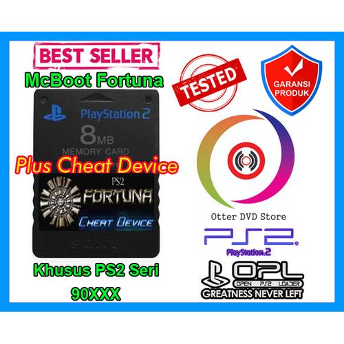 Jual Memory Card MC Boot MCboot Fortuna + Cheat Device PS 2 PS2 Seri ...