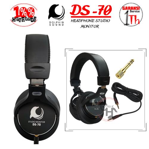 Jual Headphone Dolphin Sound DS70 Dynamic Closed Headphone Monitor ...