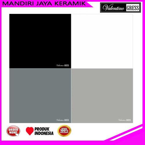Jual Granit Valentino Gress RUSTICO Series 60x60 cm - Light Grey - Kota ...