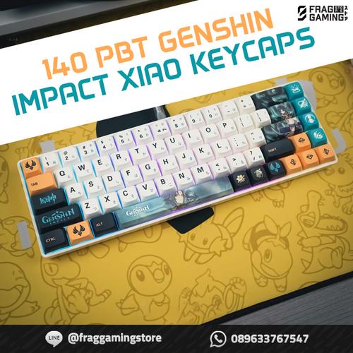 Jual Keycaps Genshin Impact Xiao PBT 140 Keys XDA For Mechanical ...