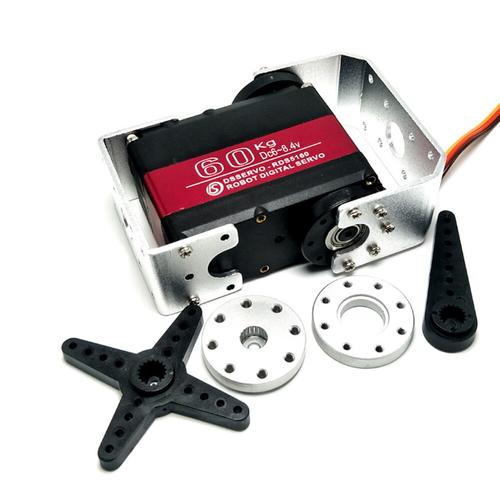 Jual RDS5160 60Kg Double Head Metal Gear Motor Servo High Torque Robot ...