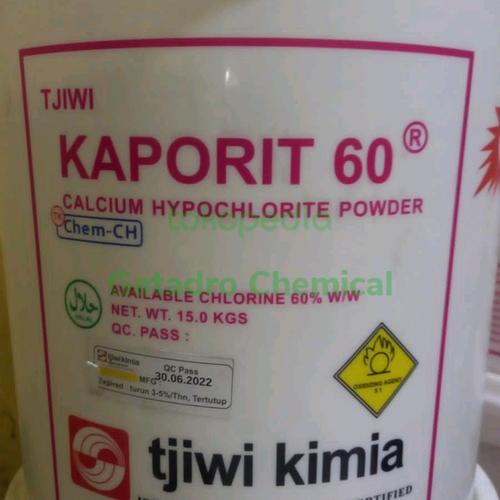 Jual Kaporit Bubuk Tjiwi Kimia 60% 15kg - Kota Depok - Gatadro Chemical ...