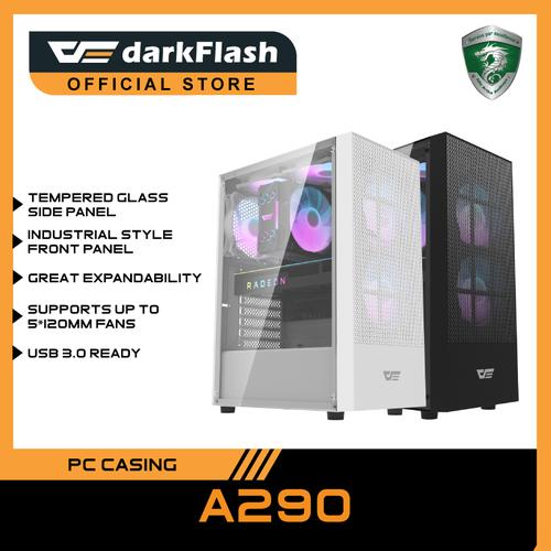 Jual darkFlash A290 ATX PC Casing [Termasuk 3 Fan RGB] / Casing PC ...