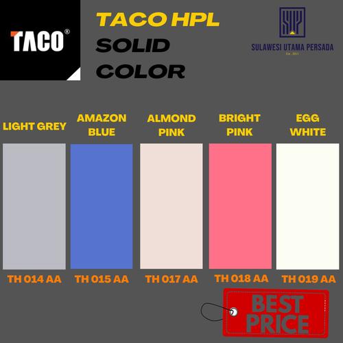 Jual Taco Hpl / Hpl Laminates / Hpl Taco Solid Color AA - 014 AA - Kota ...