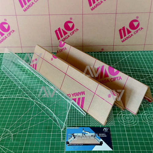 Jual PAPAN NAMA MEJA AKRILIK 5 x 20 2 SISI PANITIA KASIR KANTOR TAG ...