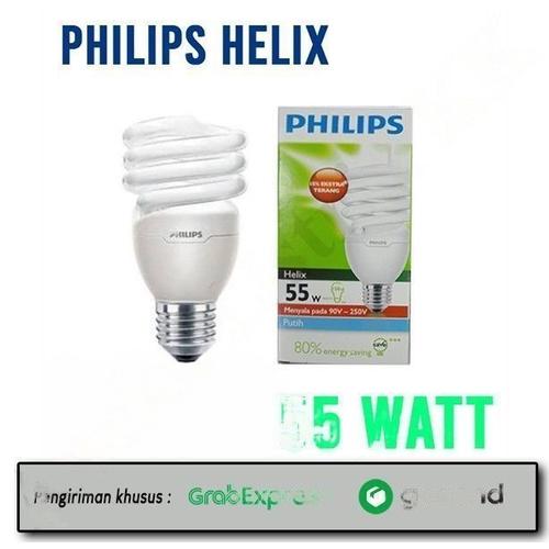 Jual PHILIPS TORNADO HELIX 55W PUTIH E27 6500K SPIRAL 55Watt 55 W Watt - Jakarta Pusat - aneka ...