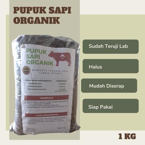 Jual Pupuk Kotoran Sapi 1 Kg Pupuk Organik Kotoran Sapi Kohe Sapi Murni ...